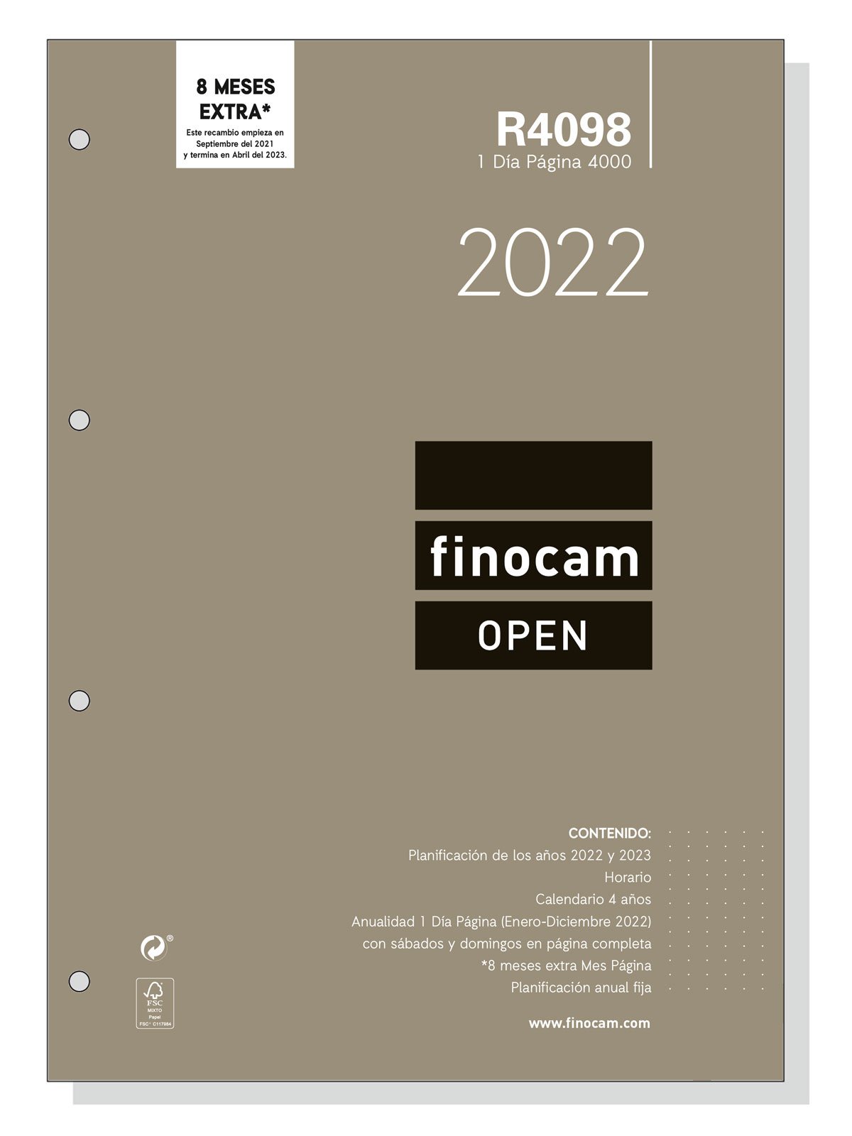 CAB 711650022 AGENDA 2022 R4098 REC.ANUAL.4000 A4 1DP (4000-210x297)